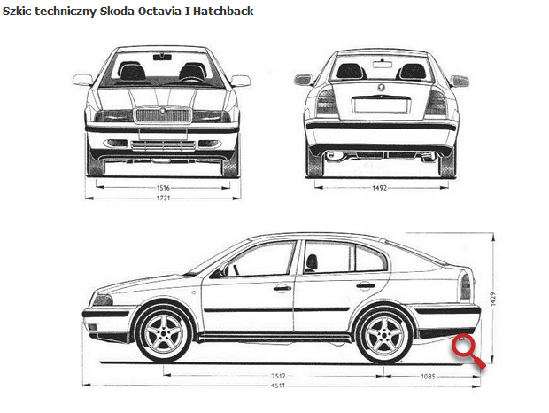 škoda Octavia 1 - Dane techniczne - Octavia.team